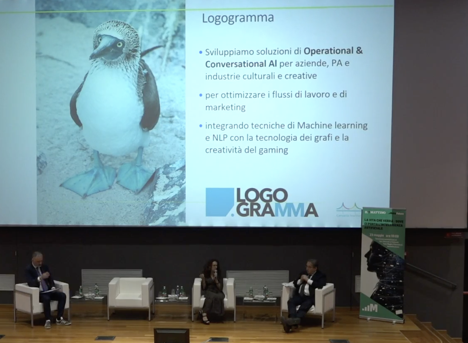Il Mattino: evento dedicato all'AI - Logogramma
